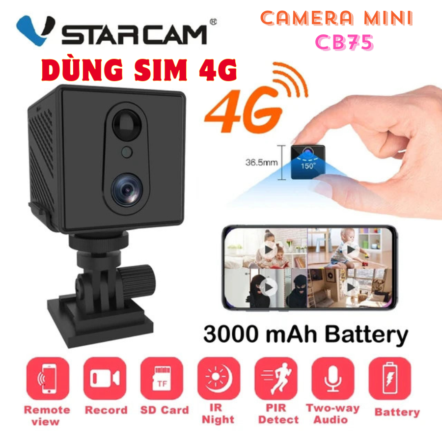 Camera giấu kín dùng pin tại Quảng Ngãi, camera mini tích hợp mic ghi âm